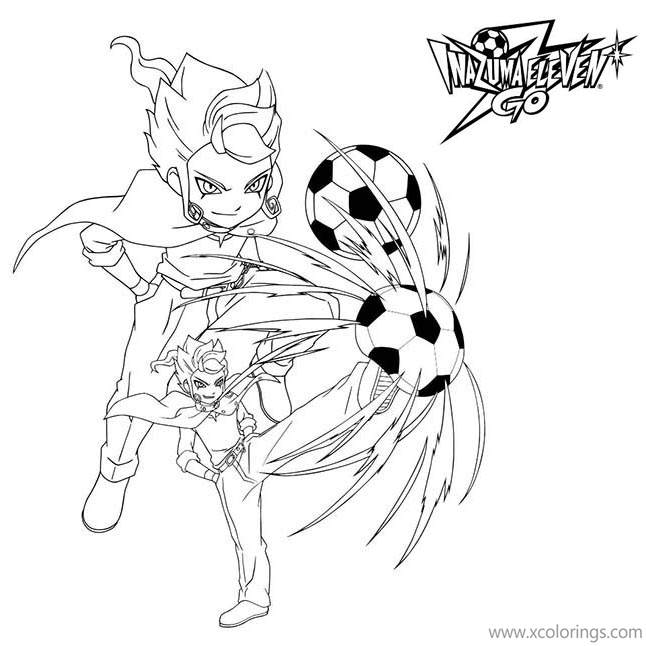 Anime Inazuma Eleven Coloring Pages - XColorings.com