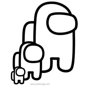 Among Us Characters Coloring Pages - XColorings.com