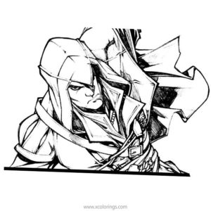 Assassin's Creed Coloring Pages Altair - XColorings.com