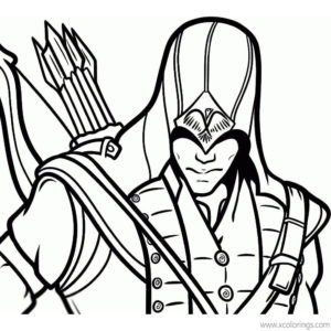 Assassin's Creed Coloring Pages Altair - XColorings.com