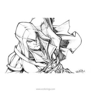 Assassin's Creed Coloring Pages Altair - XColorings.com