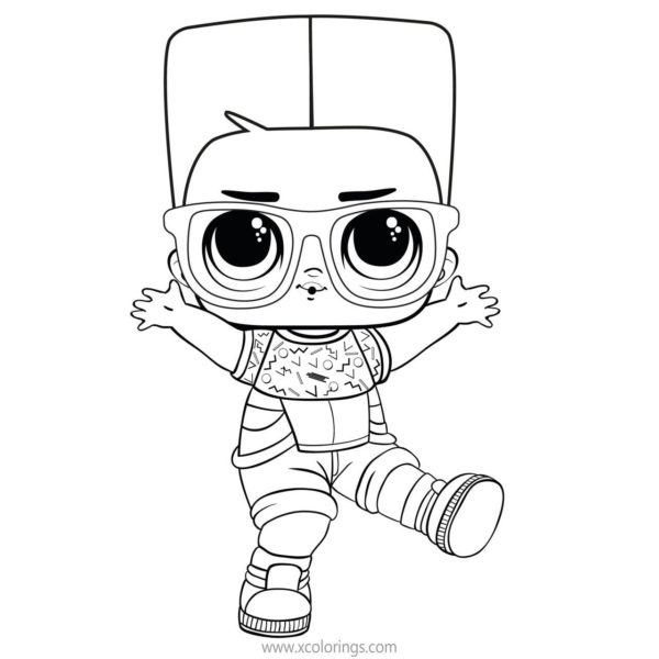 LOL Surprise Boy Coloring Pages Bhaddie Boy - XColorings.com