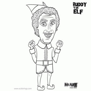 Buddy The Elf Coloring Pages Buddy andJovie - XColorings.com
