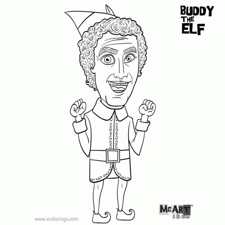 Buddy The Elf Coloring Pages Buddy andJovie - XColorings.com