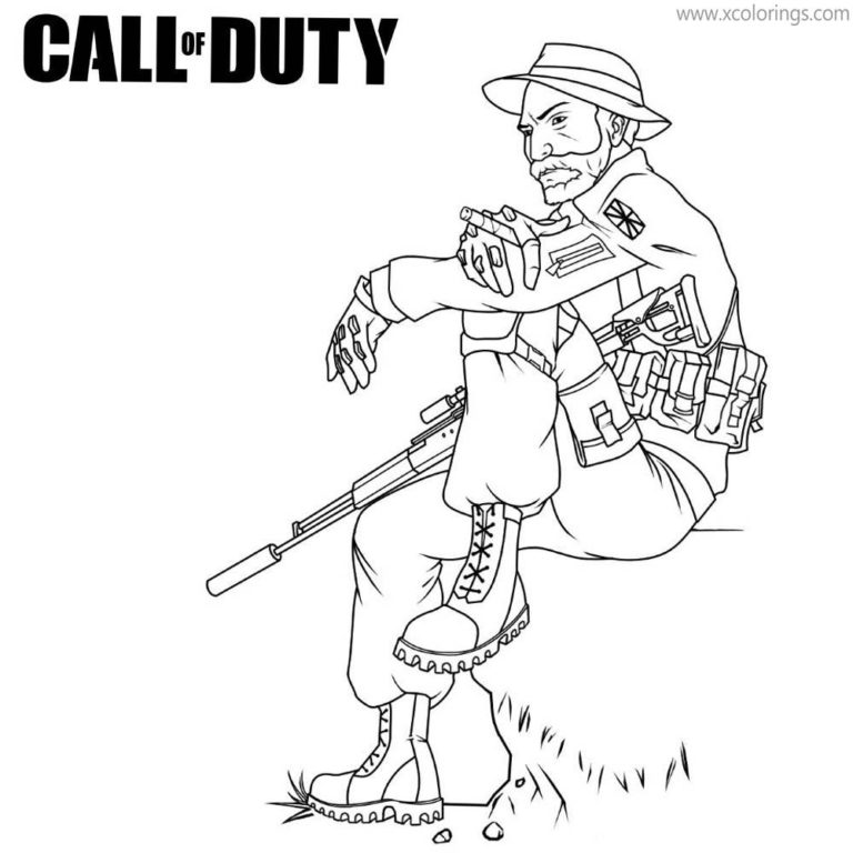 Call Of Duty Coloring Pages Ghost - XColorings.com