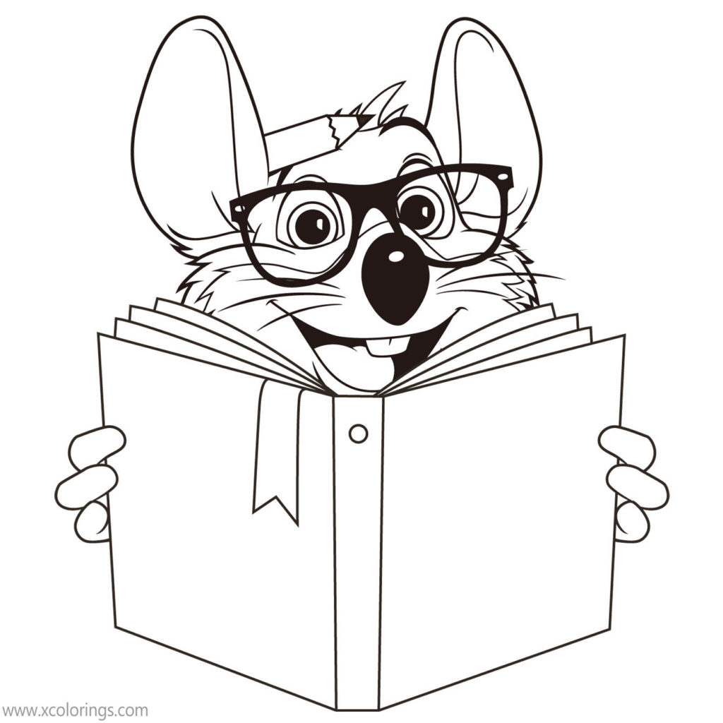 Chuck E Cheese Coloring Pages Helen Henny Loves Music - XColorings.com