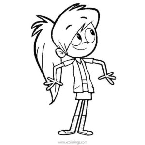 Chuck's Choice Character Misha Coloring Pages - XColorings.com