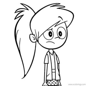Chuck's Choice Character Misha Coloring Pages - XColorings.com