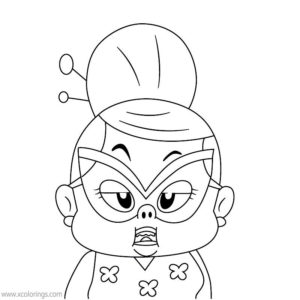 Chuck's Choice Character Misha Coloring Pages - XColorings.com