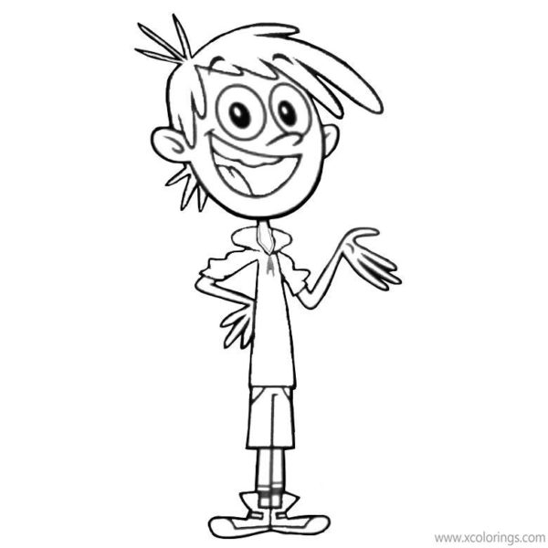 Chuck's Choice Coloring Pages Misha with Swimsuit - XColorings.com