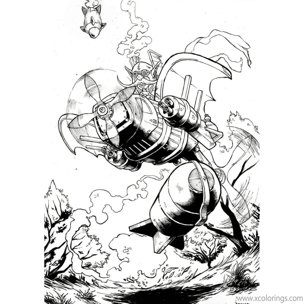 DOTA 2 Drow Ranger Coloring Pages - XColorings.com