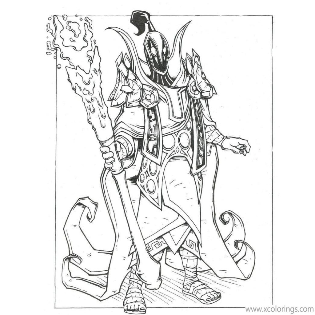 Dota 2 Coloring Pages Chibi Hero - XColorings.com