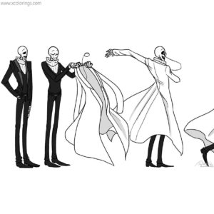 Undertale Gaster Coloring Pages - XColorings.com