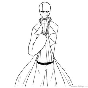 Gaster Coloring Pages - XColorings.com