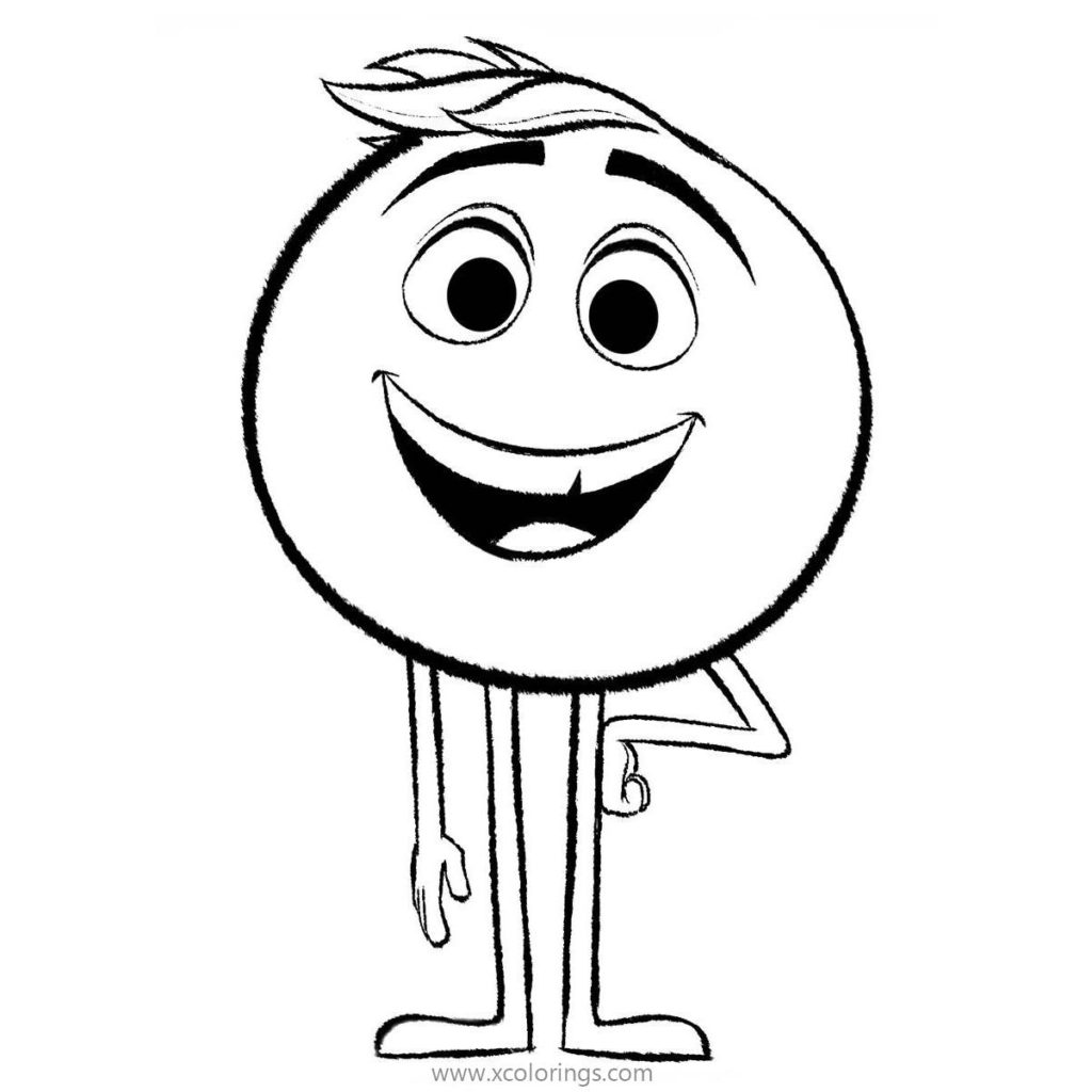 Emoji Movie Coloring Pages Monkeys - XColorings.com