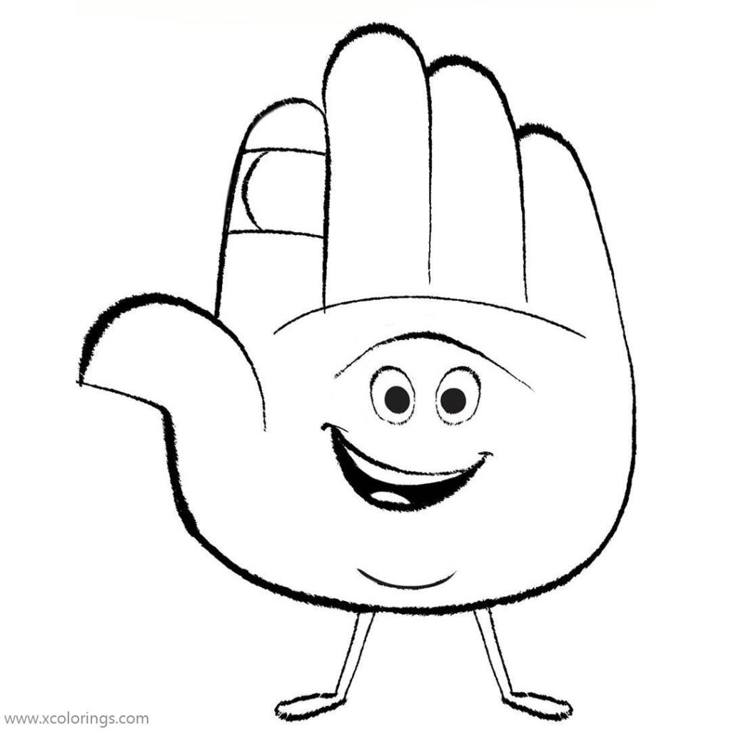 Emoji Movie Smiler Coloring Pages - XColorings.com