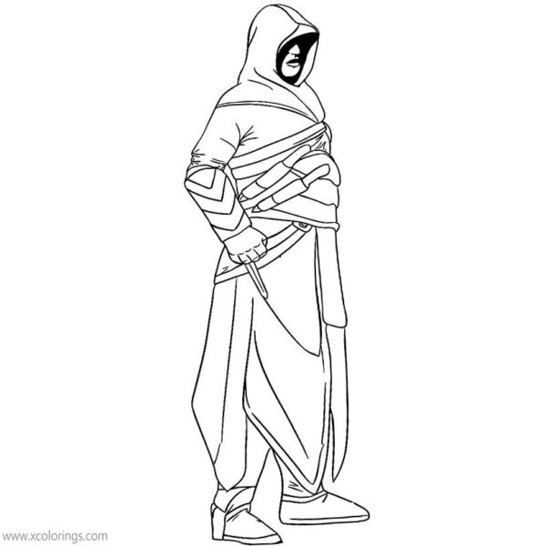 Assassin's Creed Logo Coloring Pages - XColorings.com