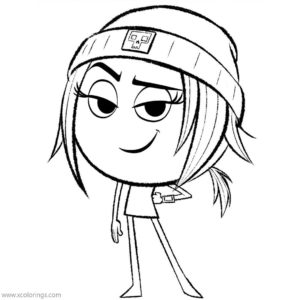 Emoji Movie Jailbreak Coloring Sheets - XColorings.com