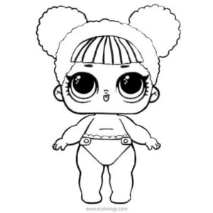 LOL Baby Coloring Pages LIL As If Baby - XColorings.com