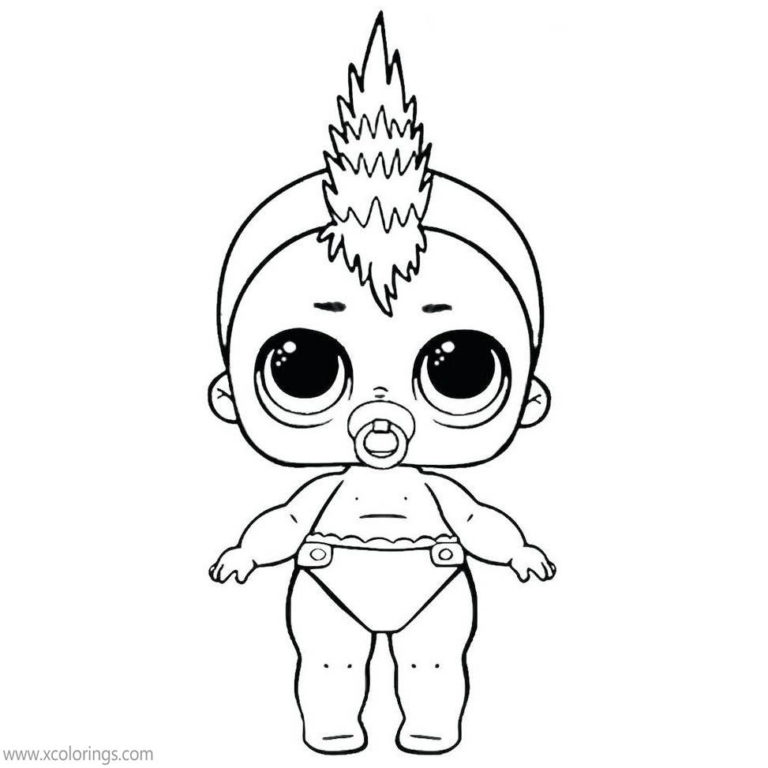 LOL Baby Coloring Pages LIL As If Baby - XColorings.com