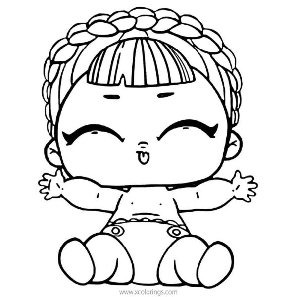 LOL Baby Doll Coloring Pages - XColorings.com