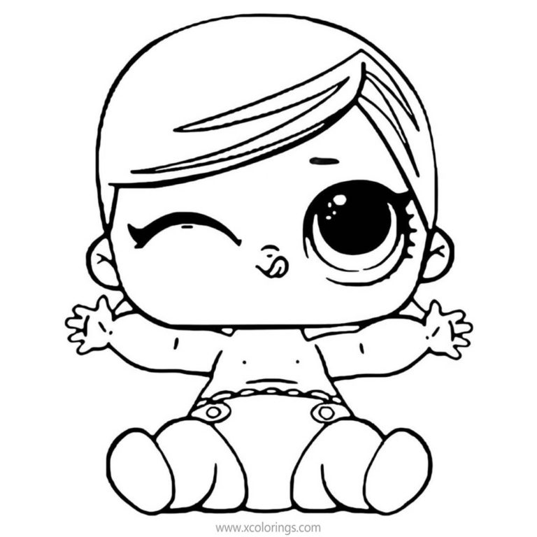 LOL Baby Dolls Coloring Pages LIL Showbaby - XColorings.com