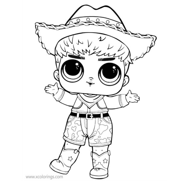 LOL Surprise Boy Coloring Pages Bhaddie Boy - XColorings.com