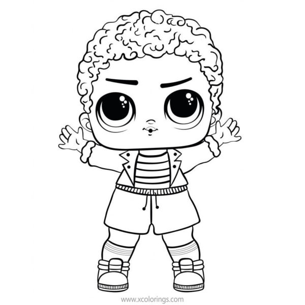LOL Surprise Boy Coloring Pages Bhaddie Boy - XColorings.com