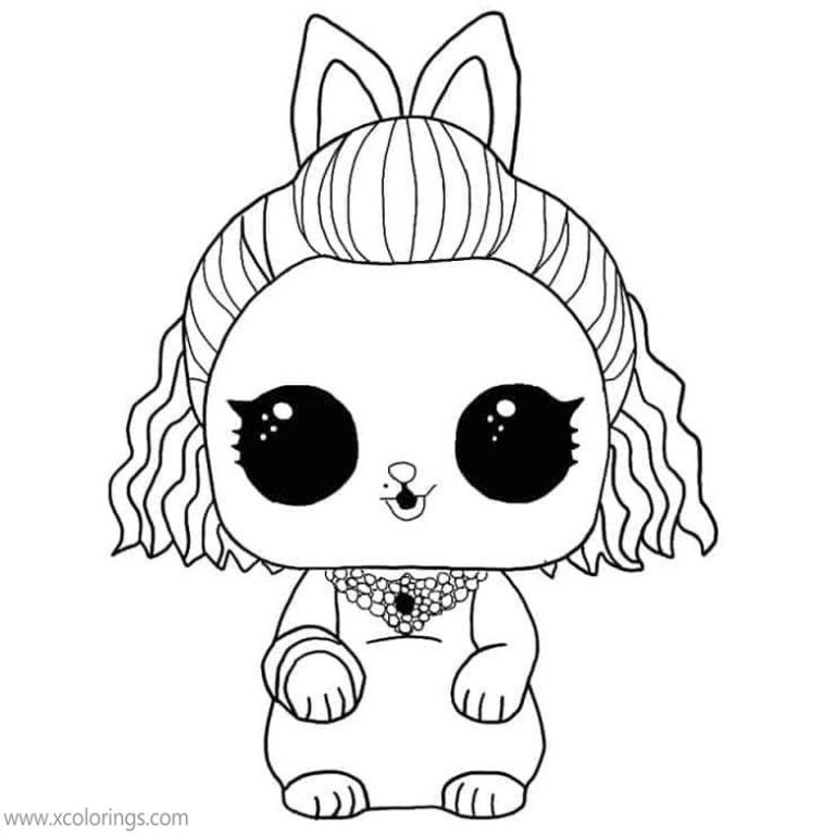 LOL Doll Pets Coloring Pages - XColorings.com