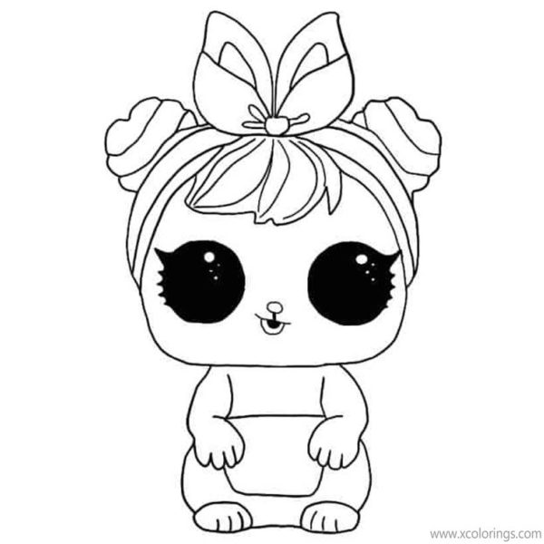 LOL Doll Pets Coloring Pages - XColorings.com