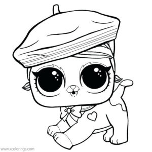 LOL Pets Coloring Pages Cherry Ham Hamster - XColorings.com