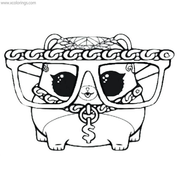 LOL Doll Pets Coloring Pages - XColorings.com