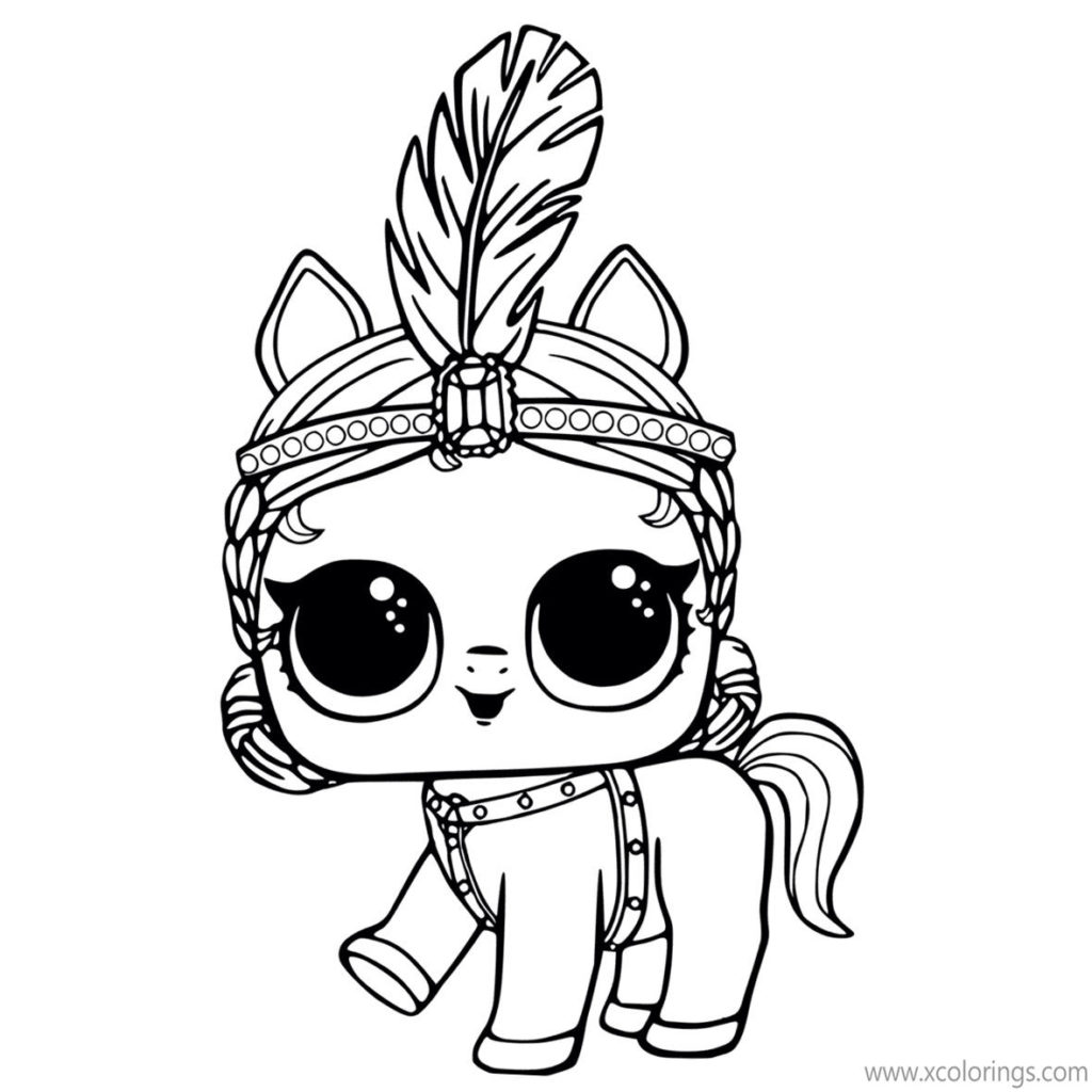 LOL Doll Pets Coloring Pages - XColorings.com