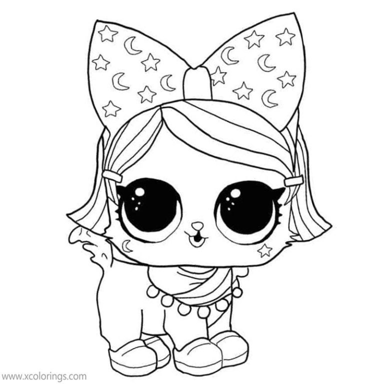LOL Pets Coloring Pages Fancy Haute Dog - XColorings.com