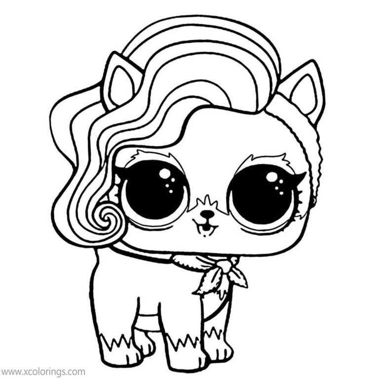 LOL Doll Pets Coloring Pages - XColorings.com