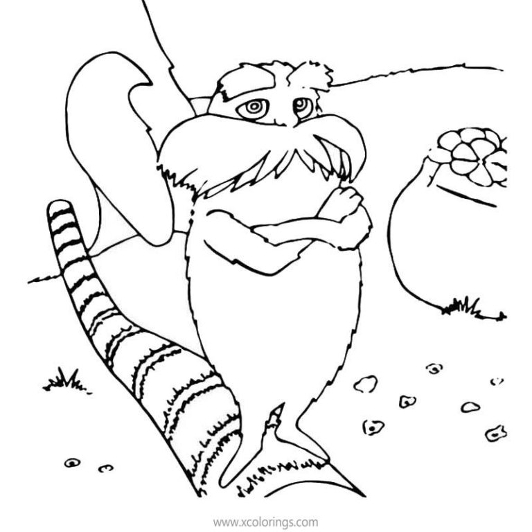Chibi Lorax Coloring Pages - XColorings.com
