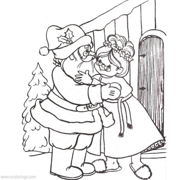 Mrs. Claus Coloring Pages - XColorings.com