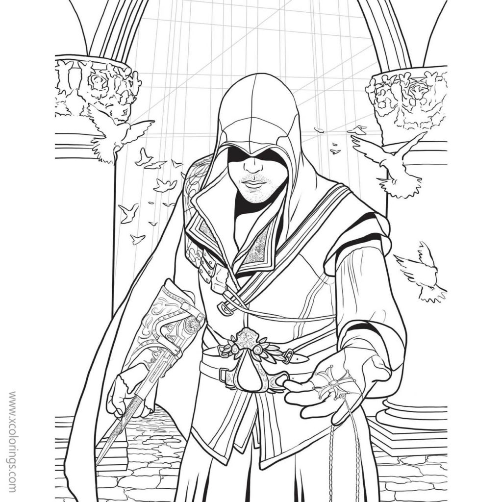 Assassin's Creed Coloring Pages - XColorings.com
