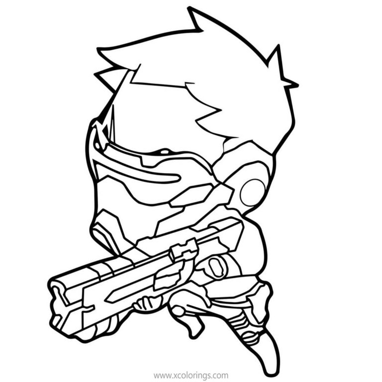 Bastion from Overwatch Coloring Pages - XColorings.com