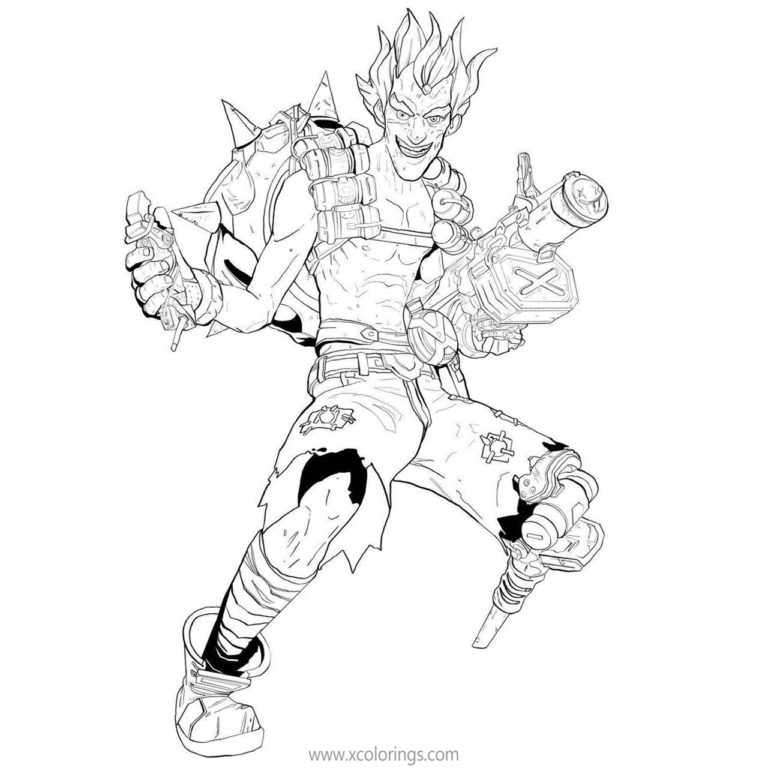 Bastion from Overwatch Coloring Pages - XColorings.com