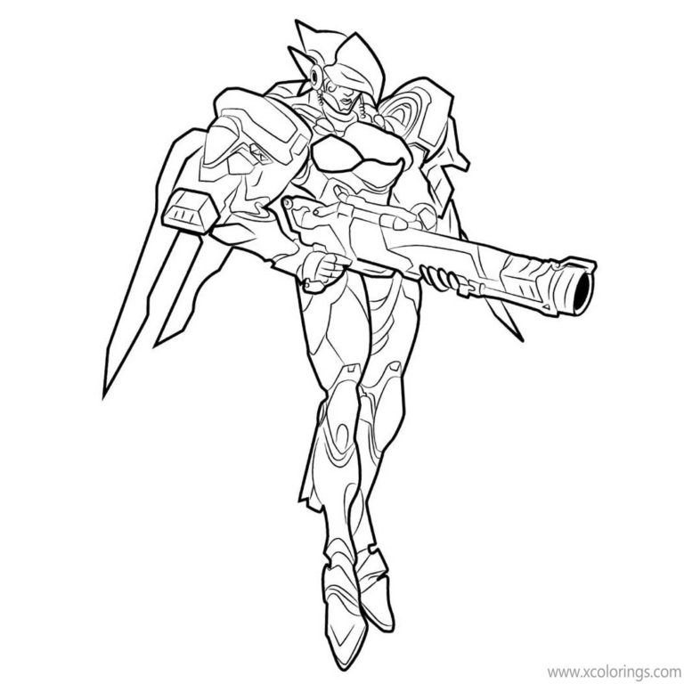 Bastion from Overwatch Coloring Pages - XColorings.com