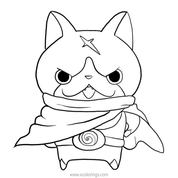 Yo-Kai Watch Coloring Pages Hidabat - XColorings.com