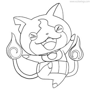 Yo-Kai Watch Coloring Pages Signibble - XColorings.com