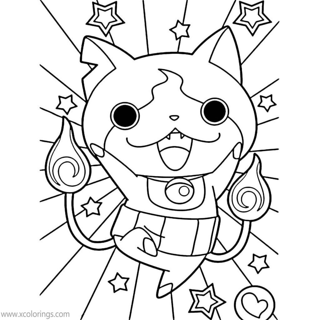 Yo-Kai Watch Illoo Coloring Pages - XColorings.com