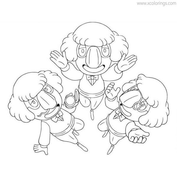 Yo-Kai Watch Coloring Pages Signibble - XColorings.com