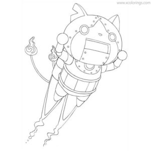 Yo-Kai Watch Coloring Pages Signibble - XColorings.com