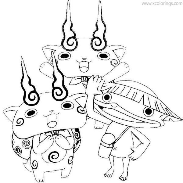 Yo-Kai Watch Coloring Pages - XColorings.com