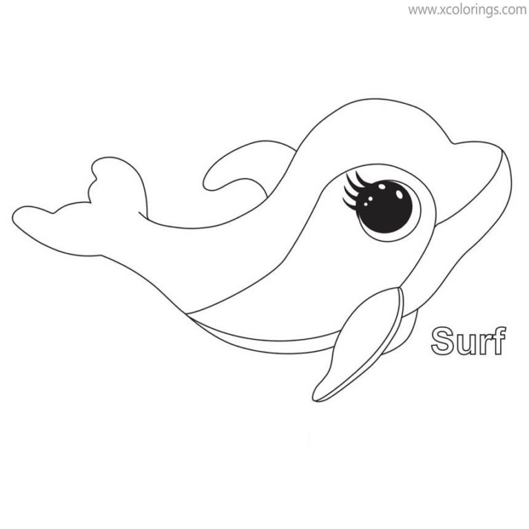 Beanie Boos Coloring Pages Leona Leopard - XColorings.com