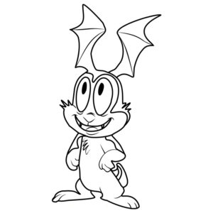 Bunnicula Coloring Pages Outline - XColorings.com