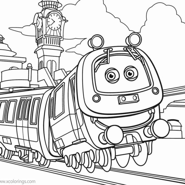Chuggington Emery Coloring Pages - XColorings.com